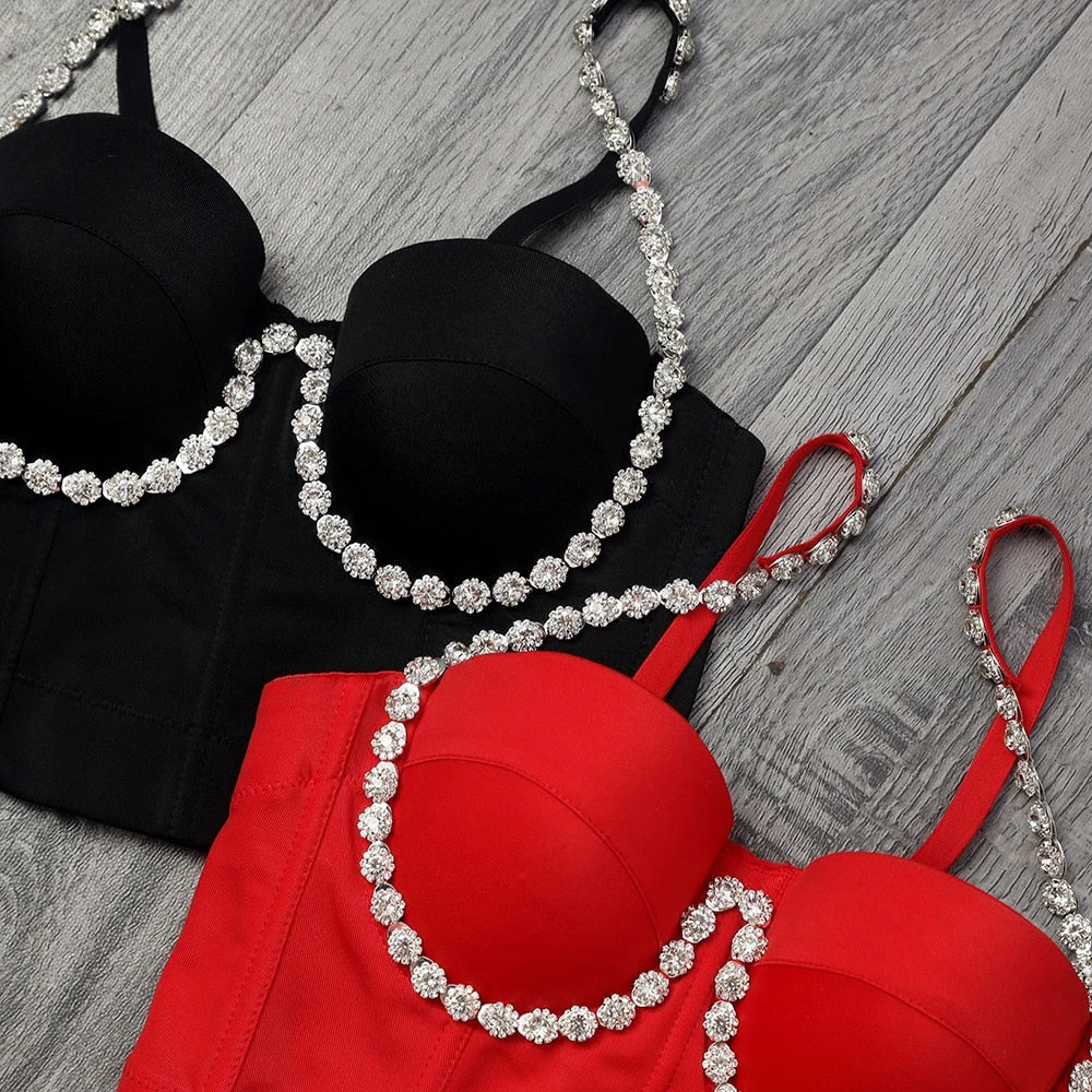 Crystal Wrap Bustier – LORETA